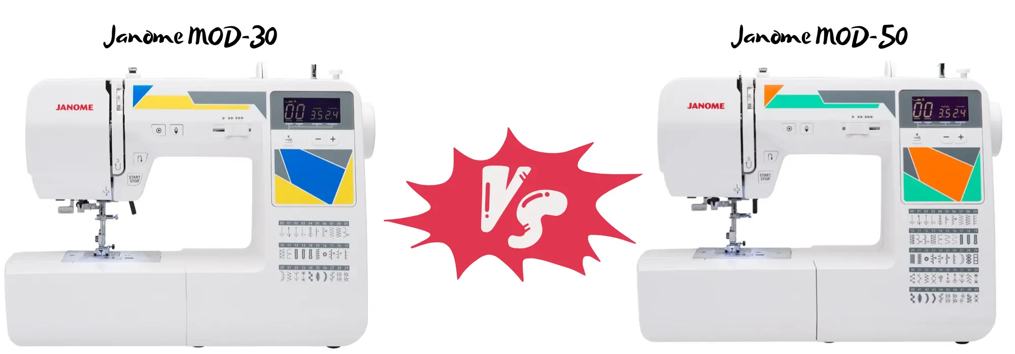 janome mod-30 vs mod-50: Which is better? - The Sewing Crafter